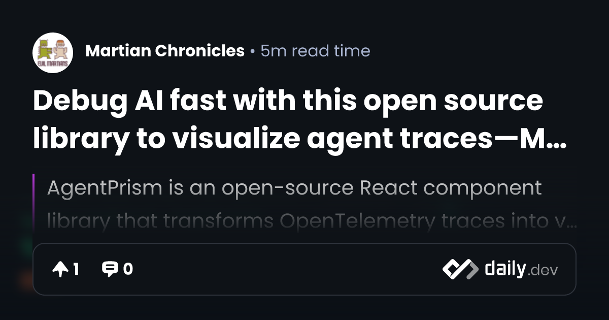 Debug AI fast with this open source library to visualize...
