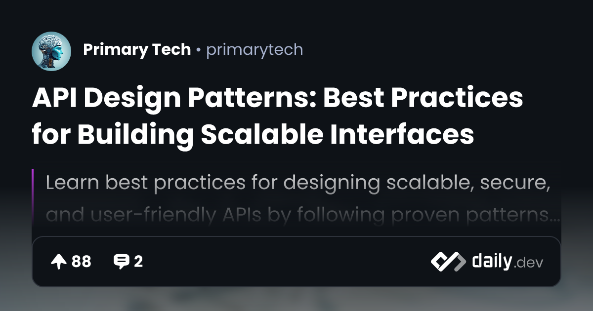 API Design Patterns: Best Practices for Building...