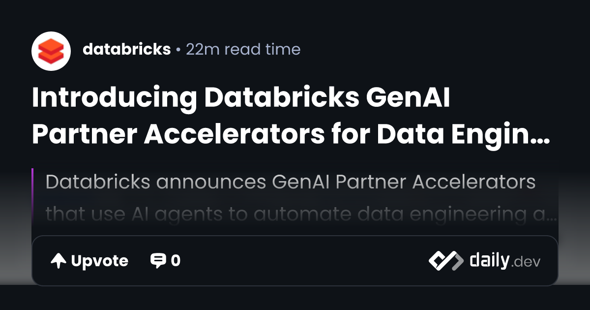 Introducing Databricks GenAI Partner Accelerators for...