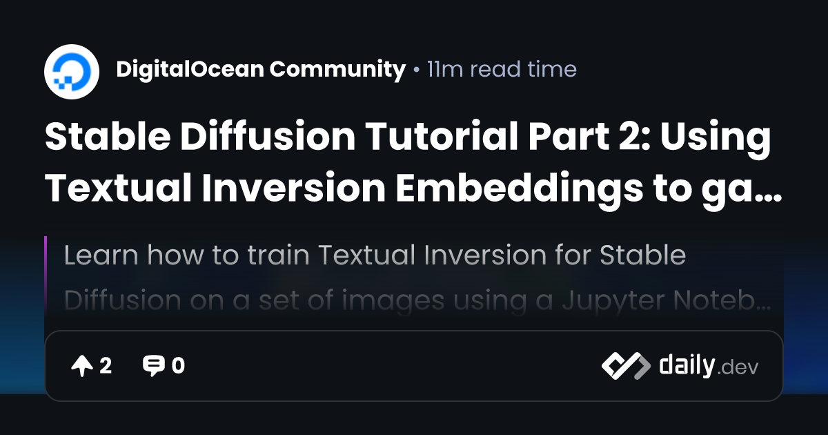 Stable Diffusion Tutorial Part 2: Using Textual Inversion Embeddings to ...