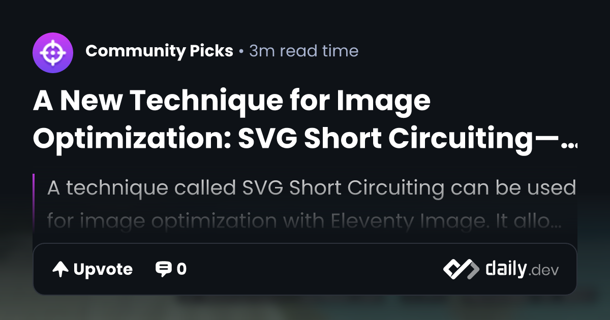 A New Technique for Image Optimization: SVG Short Circuiting—zachleat ...