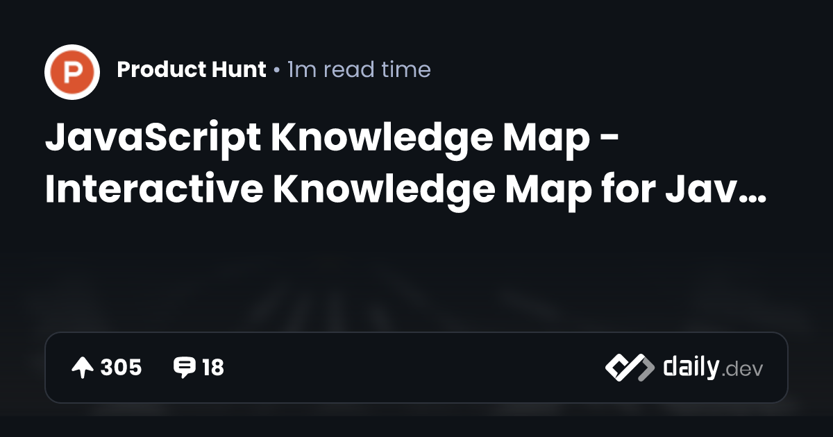 JavaScript Knowledge Map - Interactive Knowledge Map for JavaScript ...