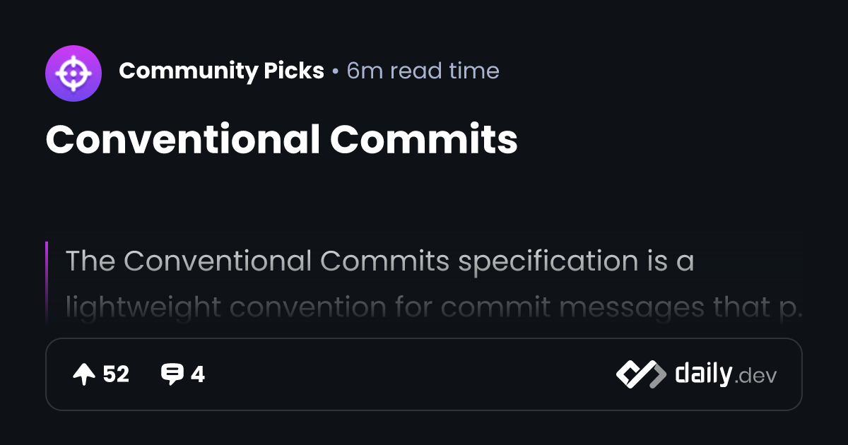 Conventional Commits