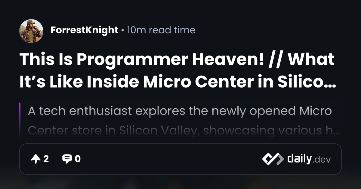 This Is Programmer Heaven! // What It’s Like Inside Micro Center in ...