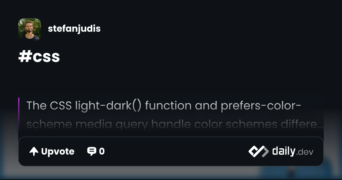 #css | daily.dev
