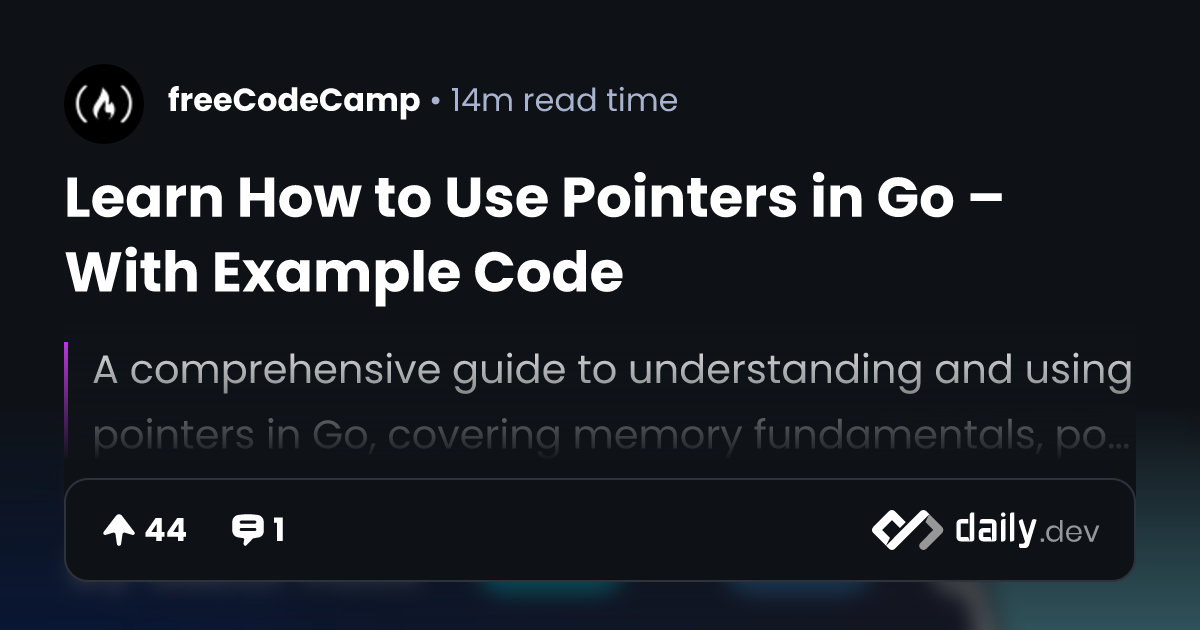 Learn How to Use Pointers in Go – With Example Code