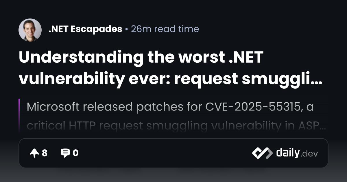 Understanding the worst .NET vulnerability ever: request...