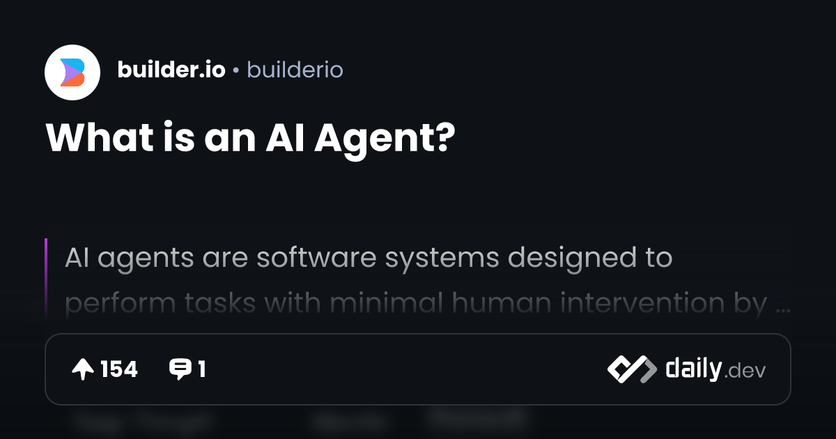 Shared post at builder.io | daily.dev