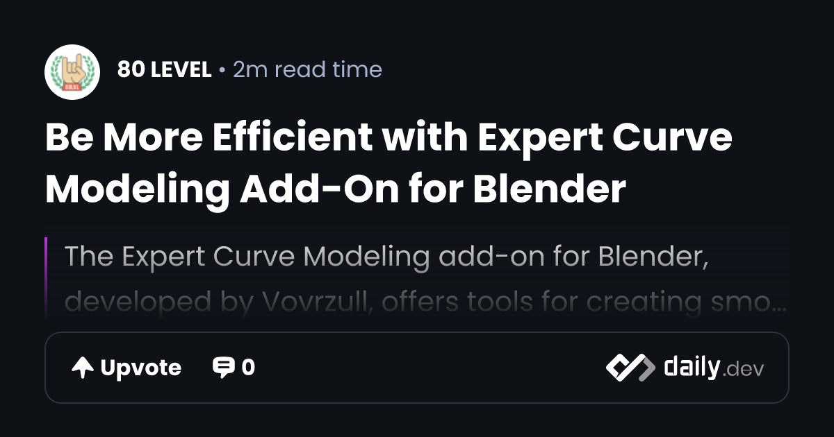 Be More Efficient with Expert Curve Modeling Add-On for...